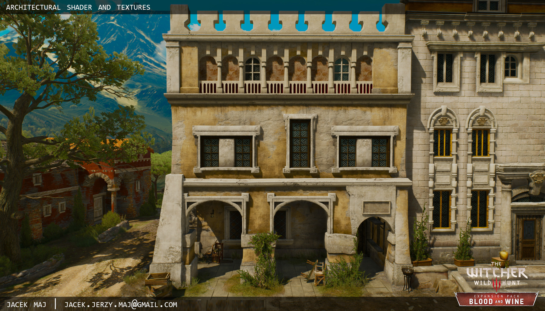 Jacek Maj - The Witcher 3 Architectural Material