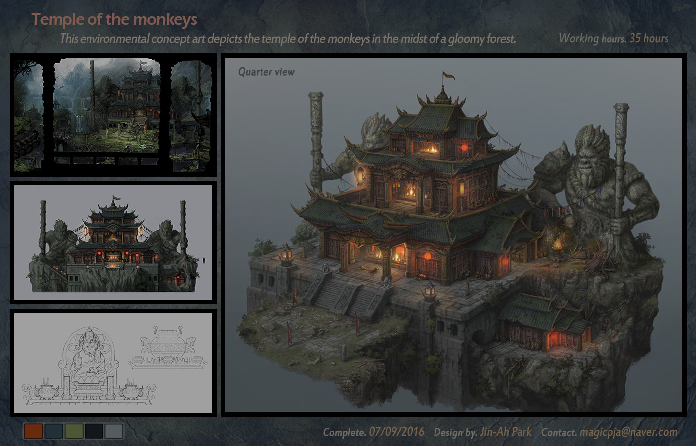 ArtStation - Temple of the monkeys