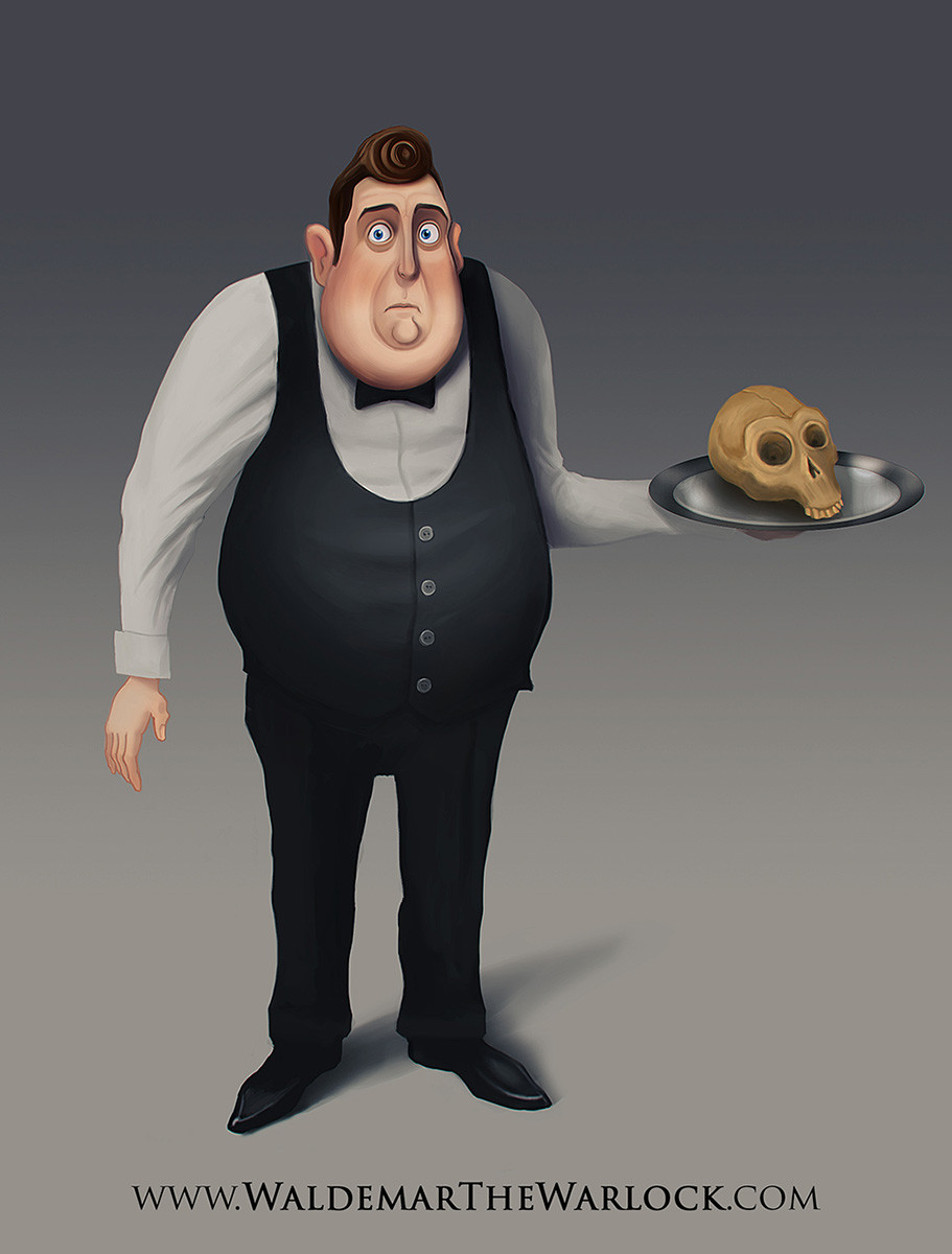 ArtStation - Nigel the Butler