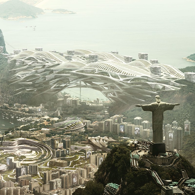 ArtStation - Cities Rio de Janeiro, Concept Cities of 2029, Martin Sabran