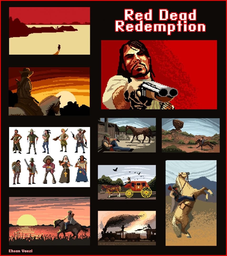 ArtStation - Red dead redeption