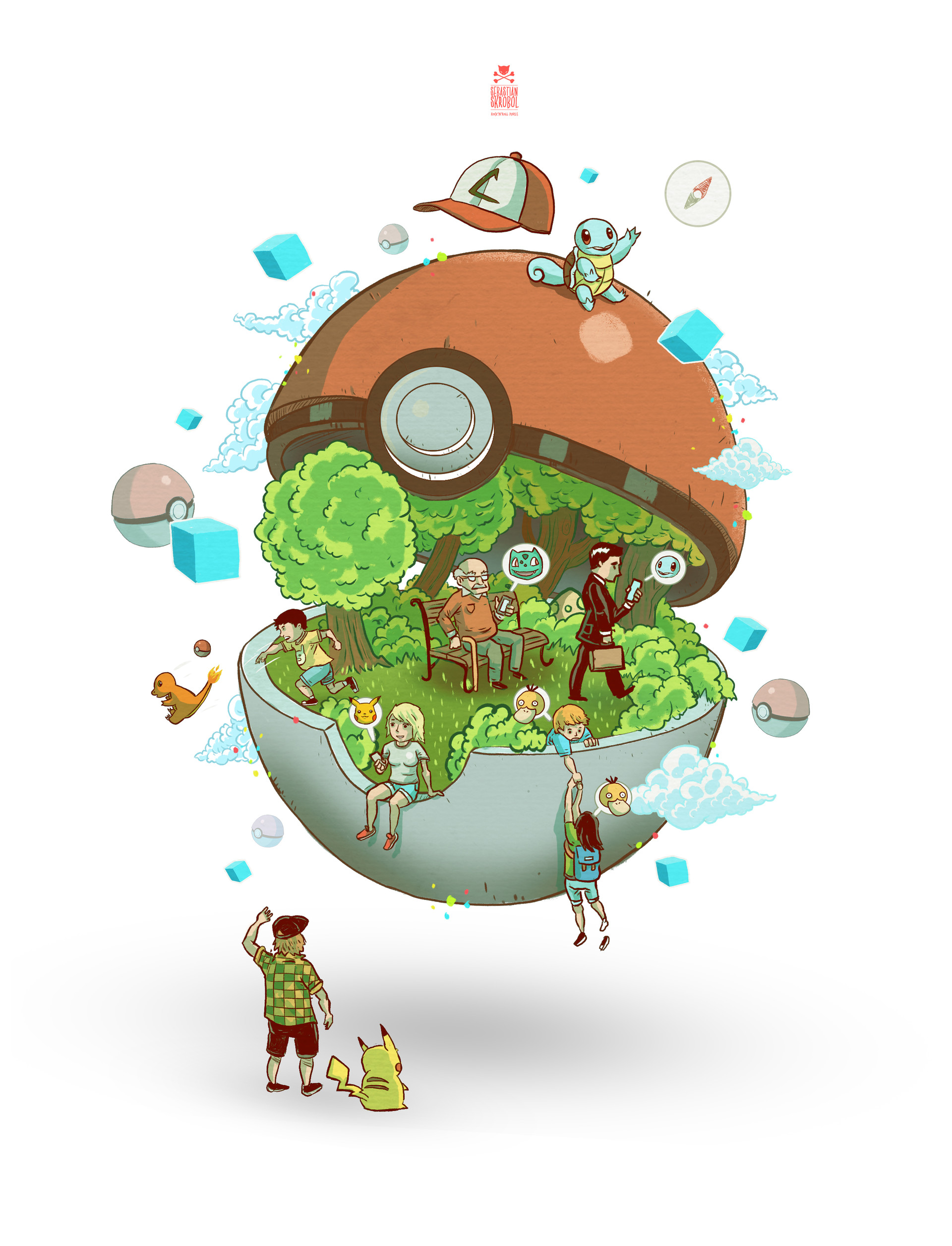 ArtStation - Pokemon go