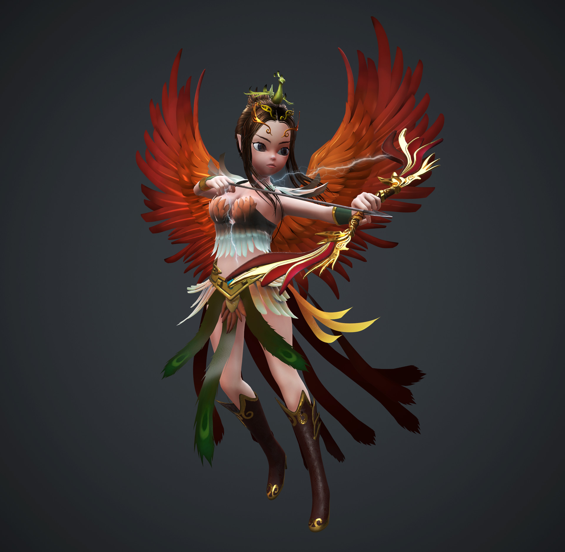 ArtStation - Phoenix Warrior