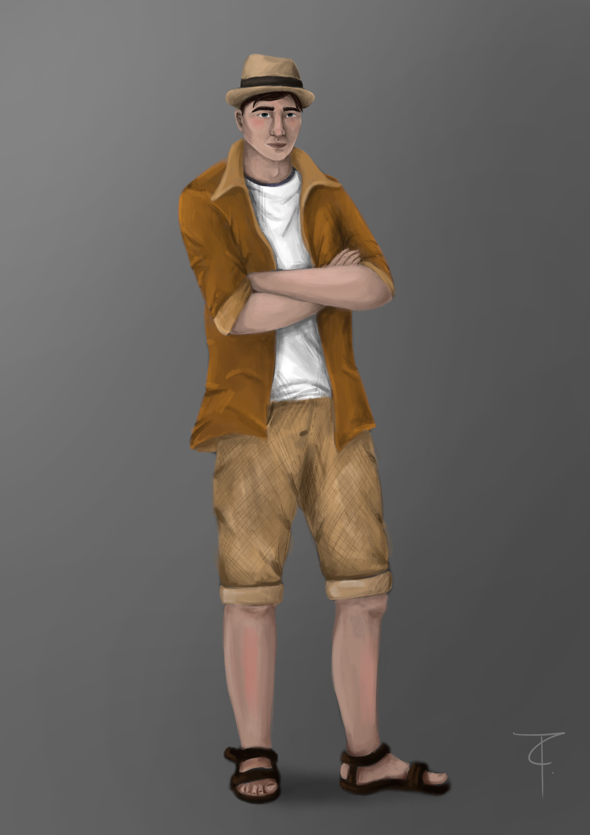 ArtStation - Tourist Character Design