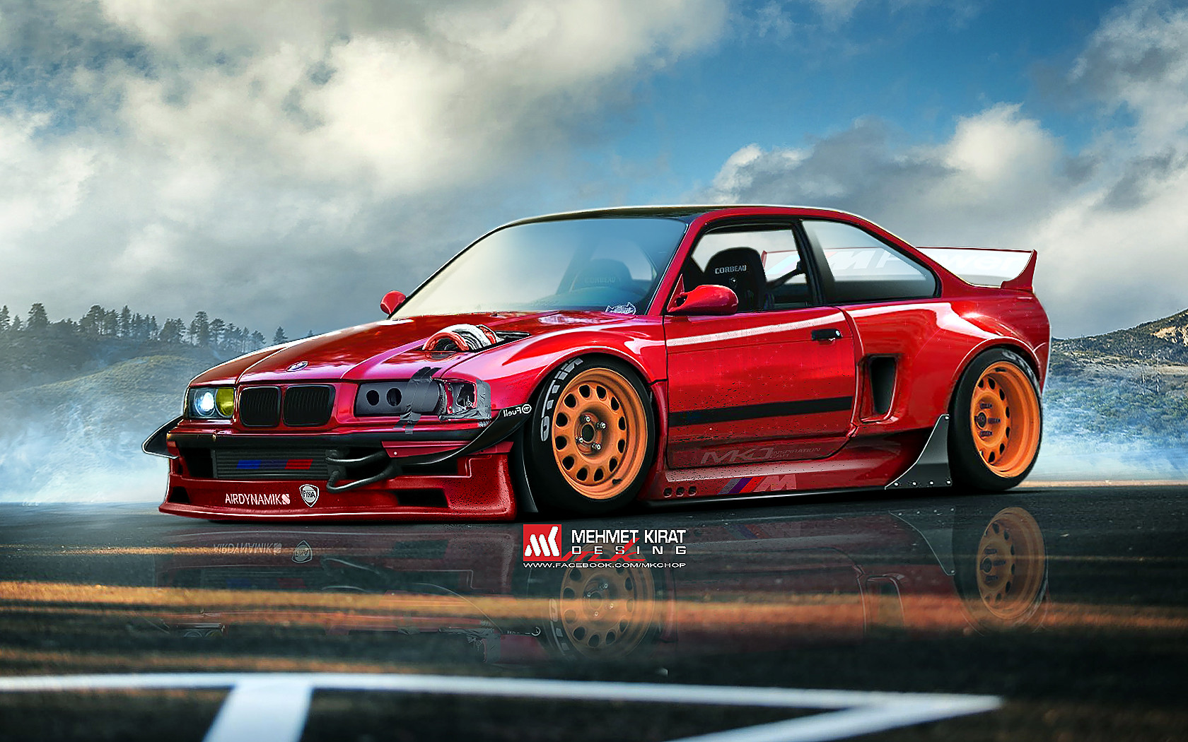 ArtStation - e36 bmw