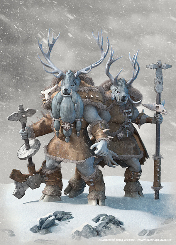 ArtStation - Characters for a board game