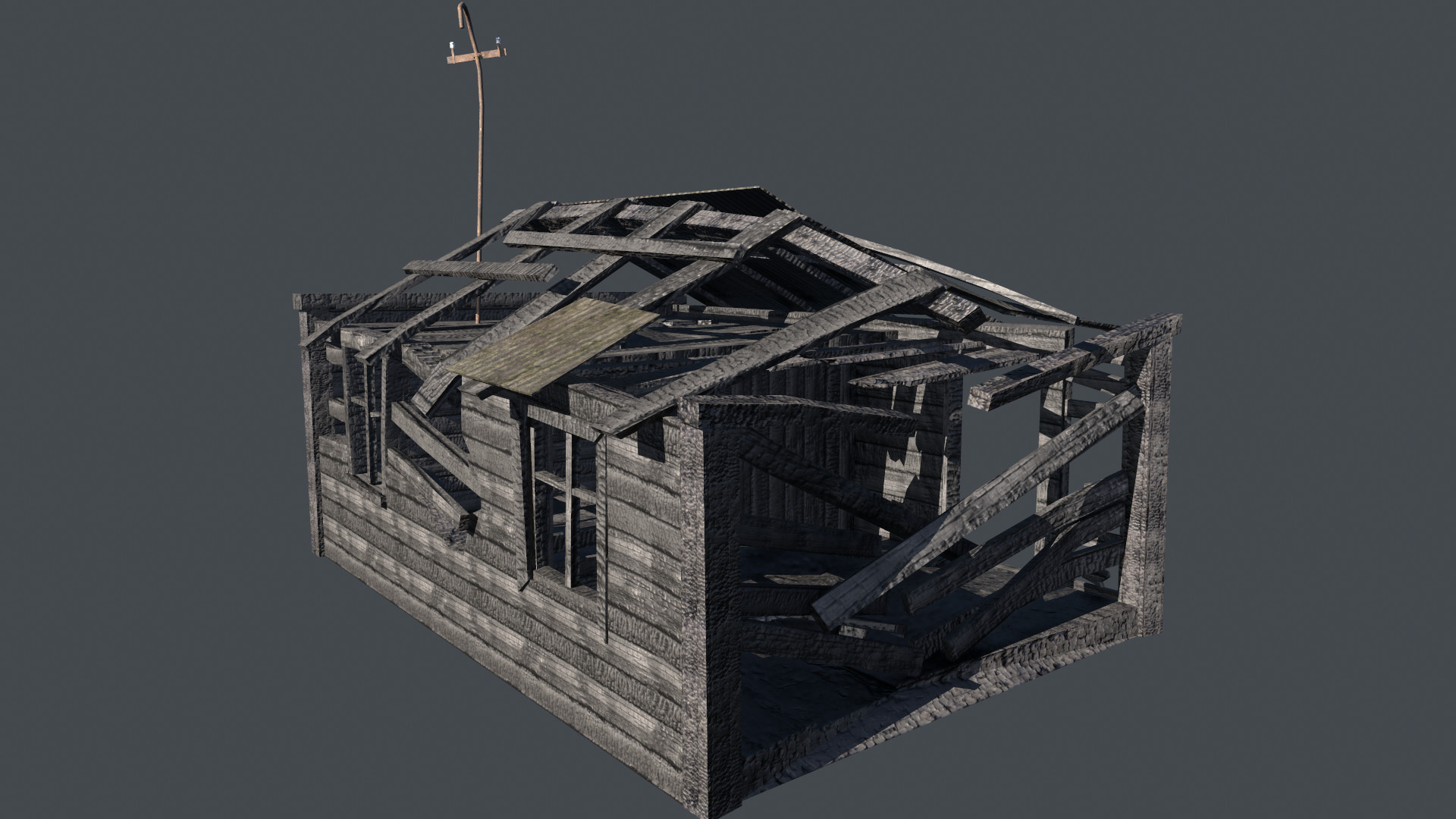 ArtStation - burn house