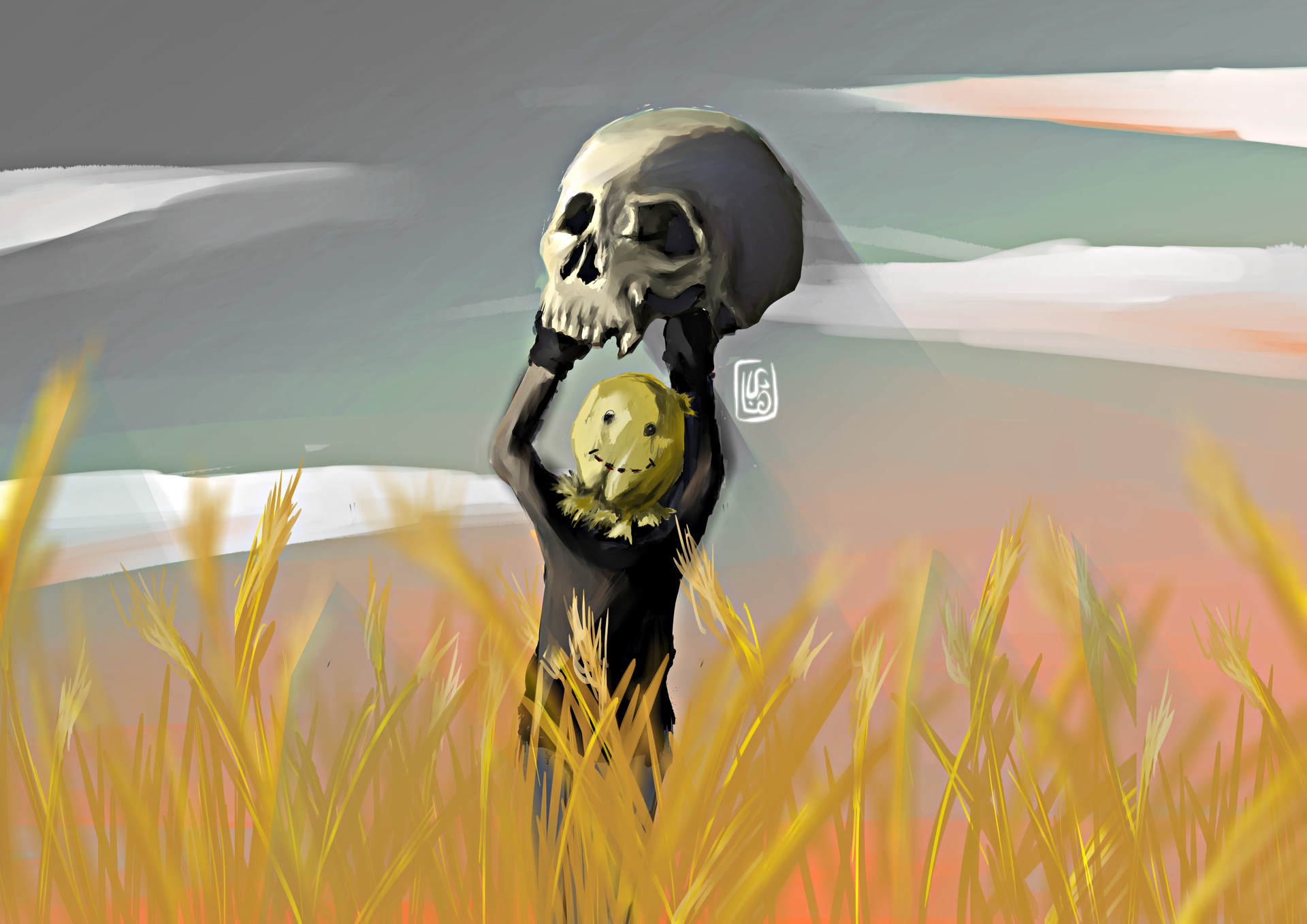 ArtStation - corn skull