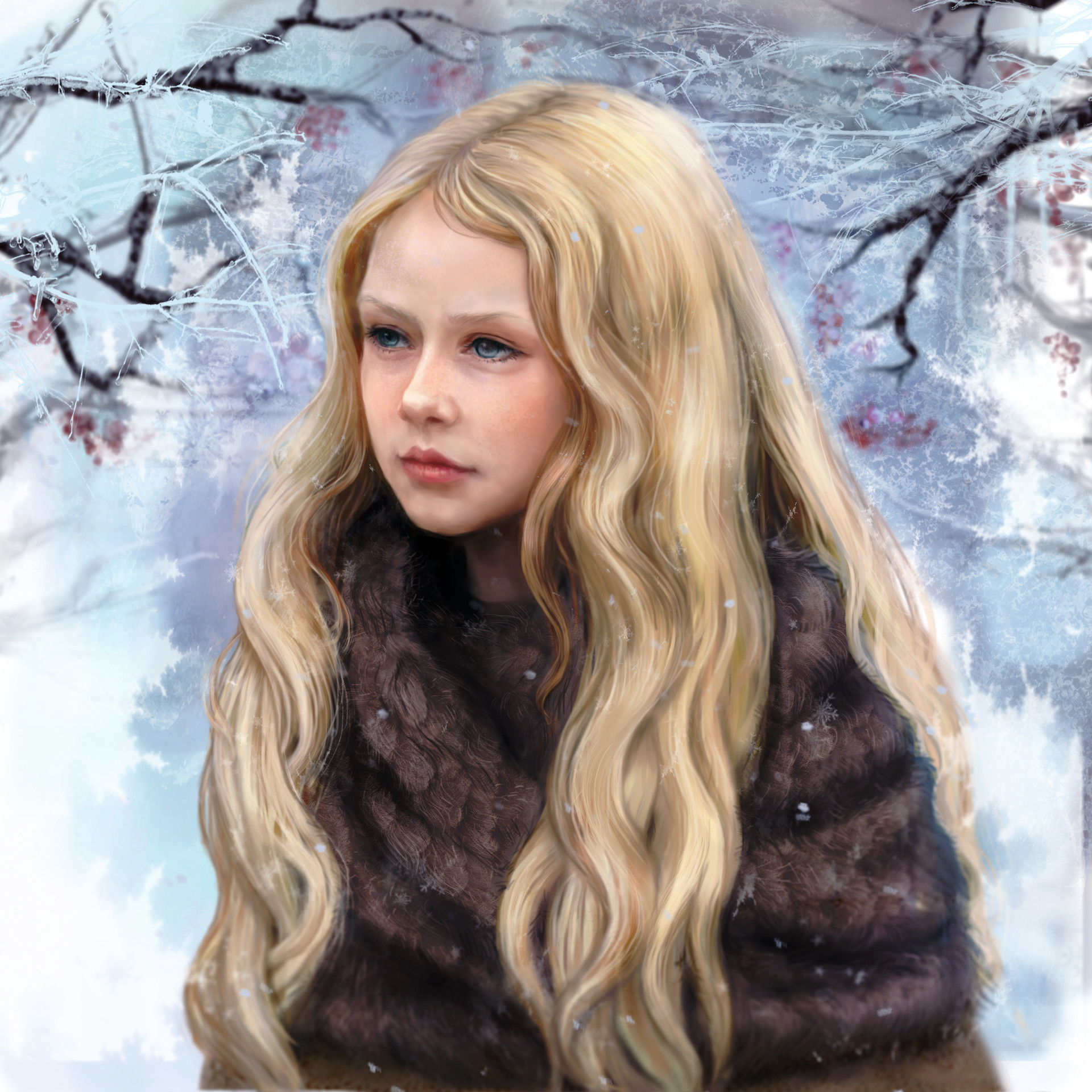 ArtStation - The Snow princess