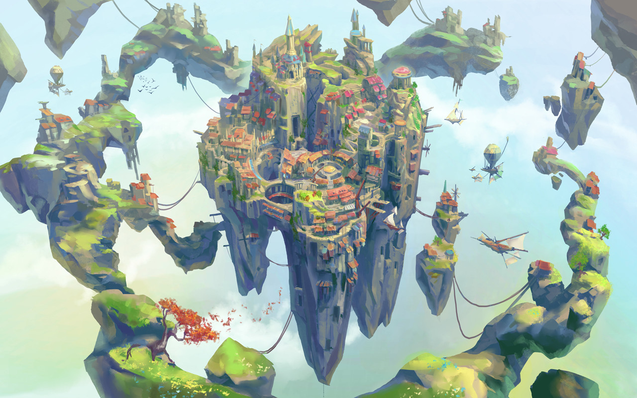 Floating Islands Fantasy