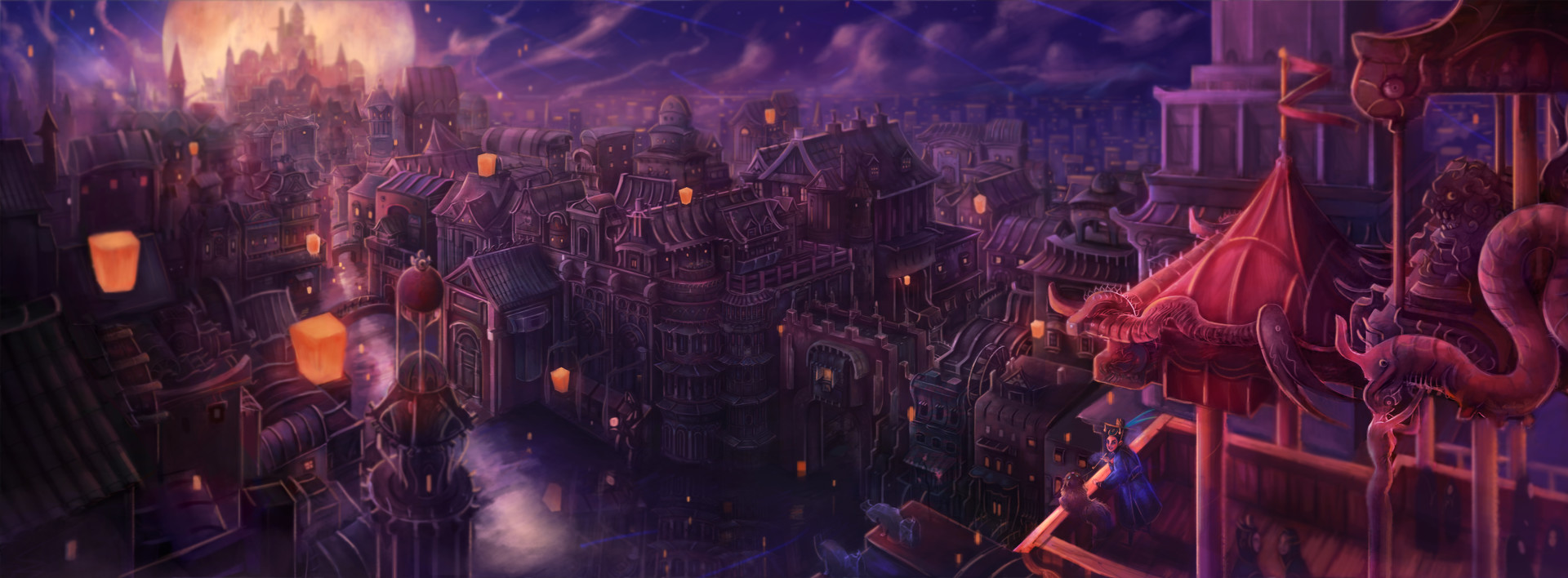 ArtStation - The Floating City.