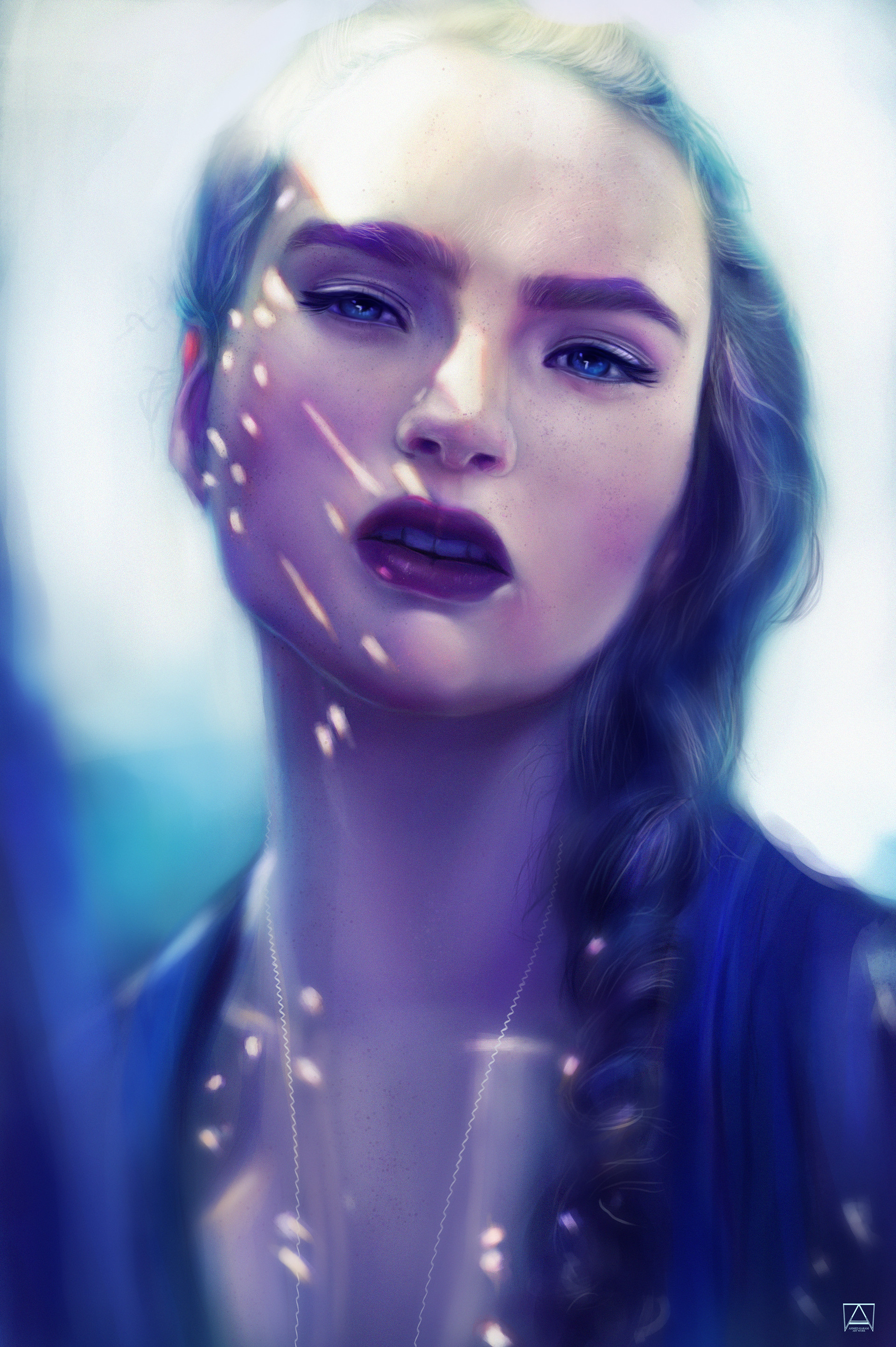 ArtStation - Blue ( Light-Study with workflow)