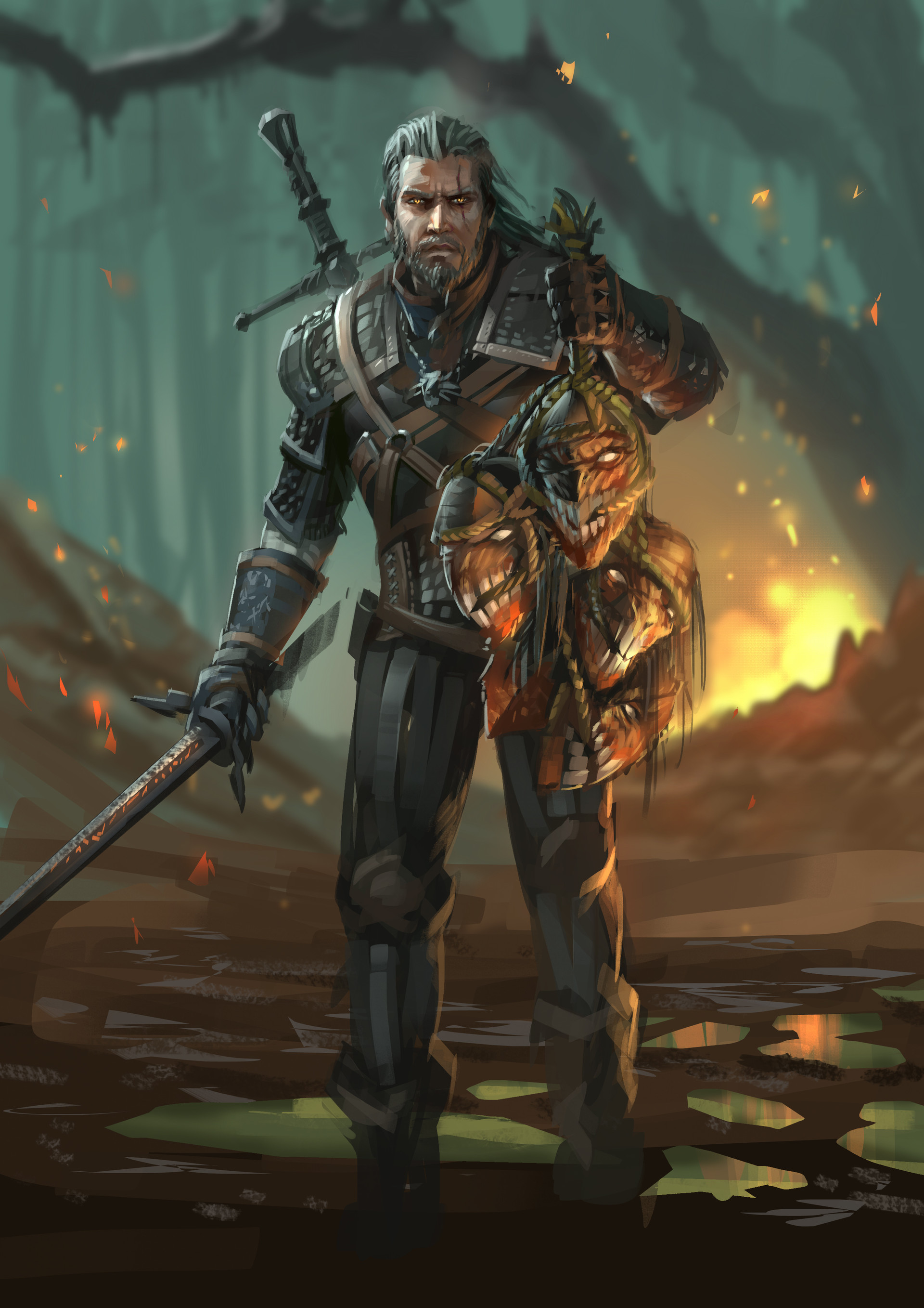 ArtStation - the witcher