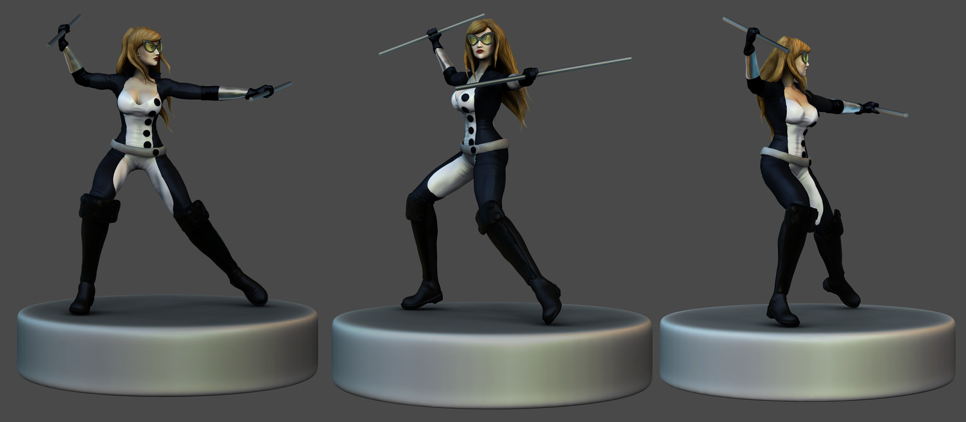 ArtStation - Bobbi Morse aka Mockingbird - character study