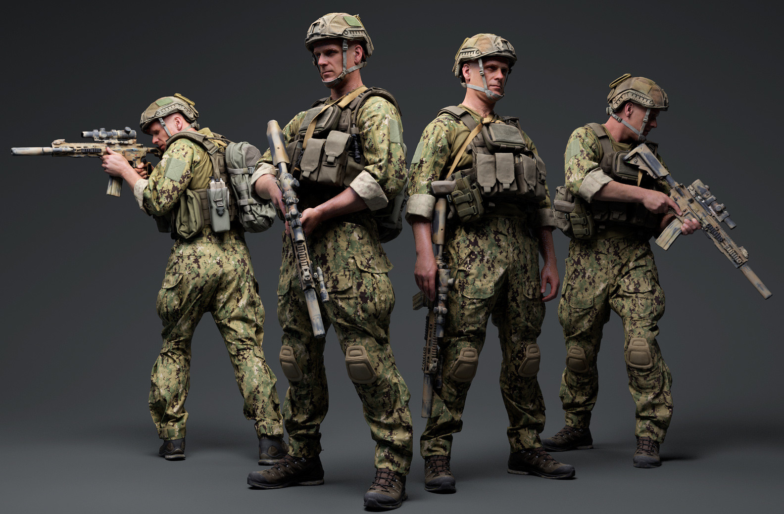 ArtStation - AOR 2 Military Body Scans