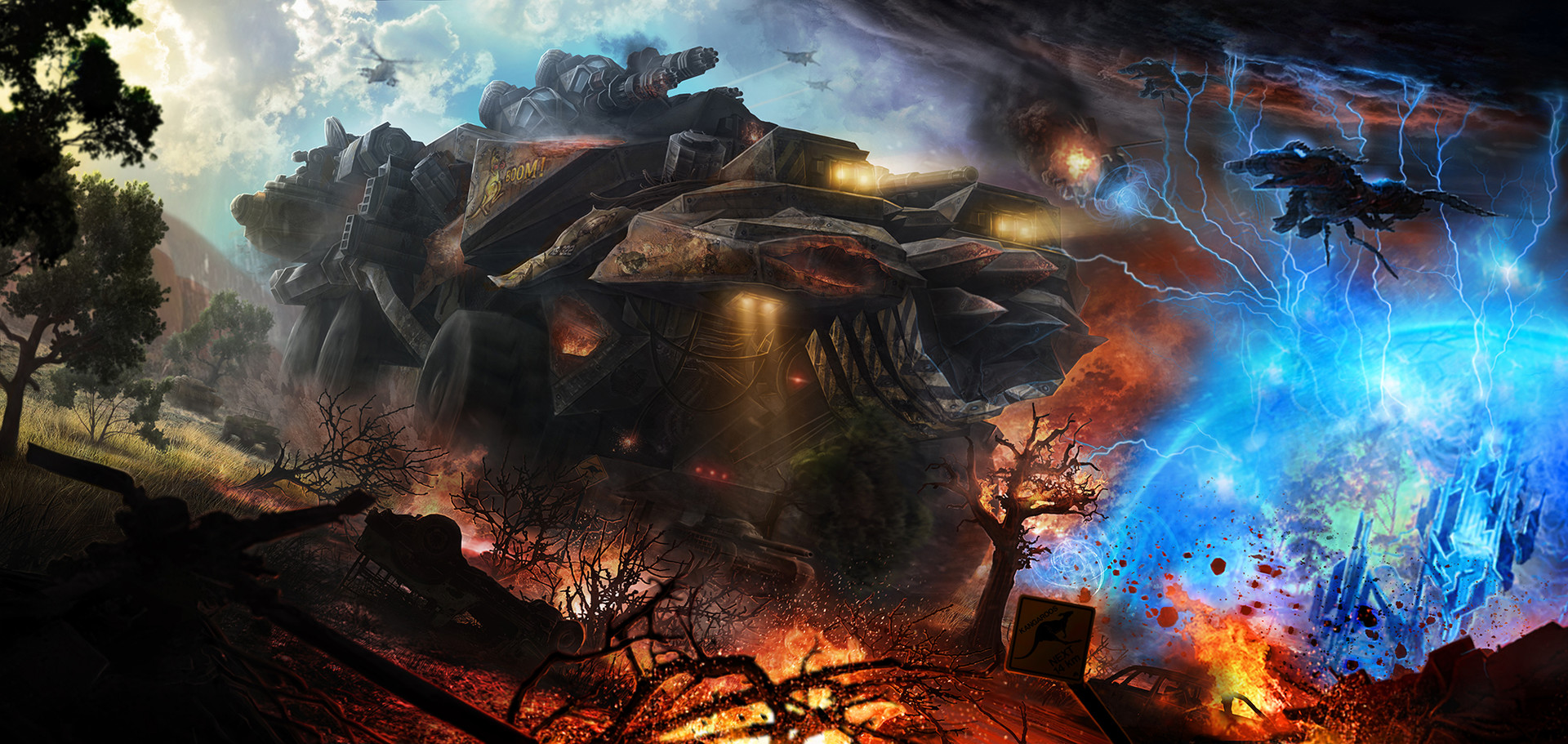 Aleksandra Mokrzycka - Concept Art illustrations for Exor Studios