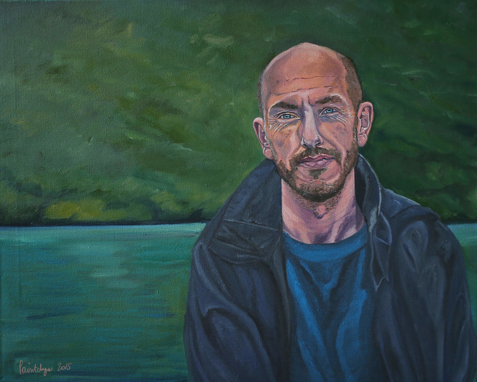 ArtStation - Portrait of man - oil on canvas