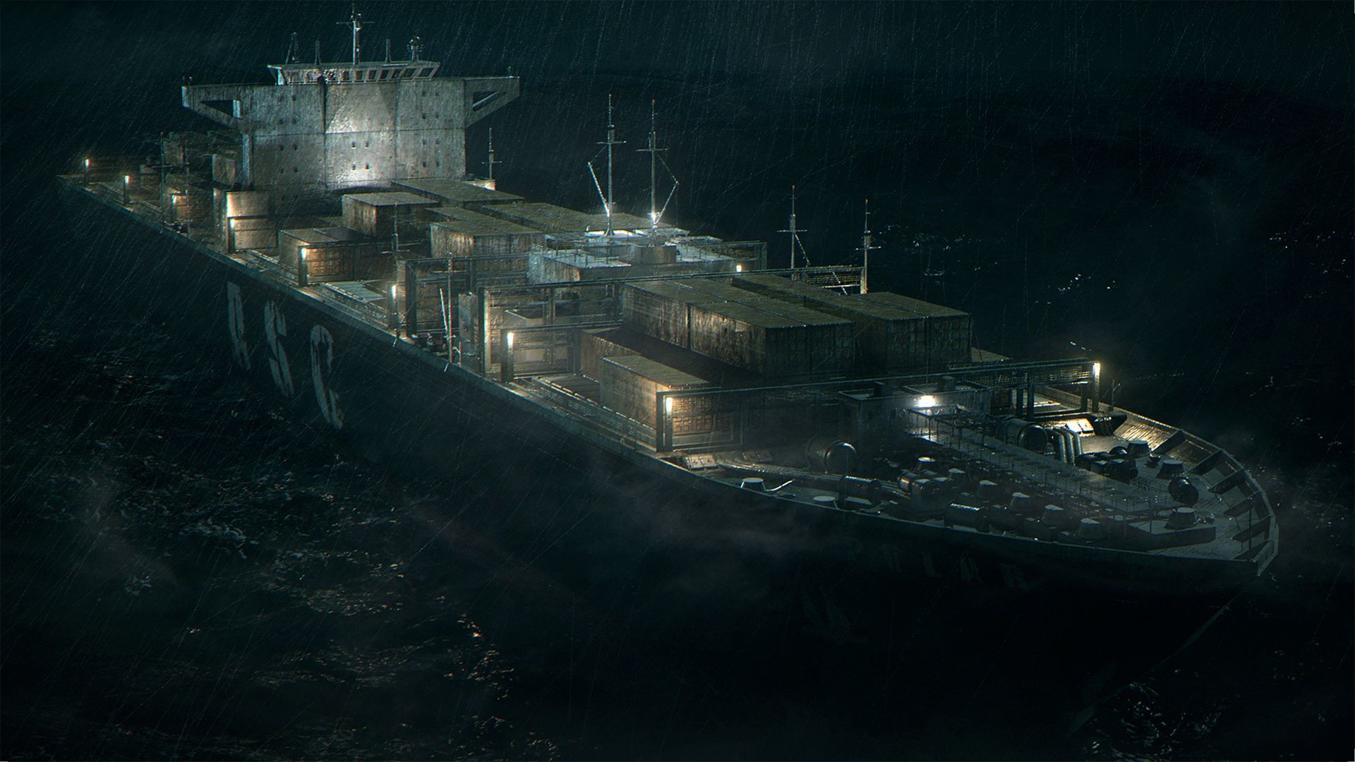 ArtStation - UE4 Container Ship