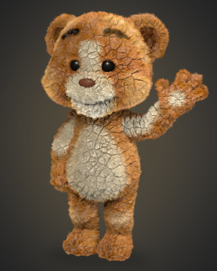 ArtStation - Cartoon Teddy Bear