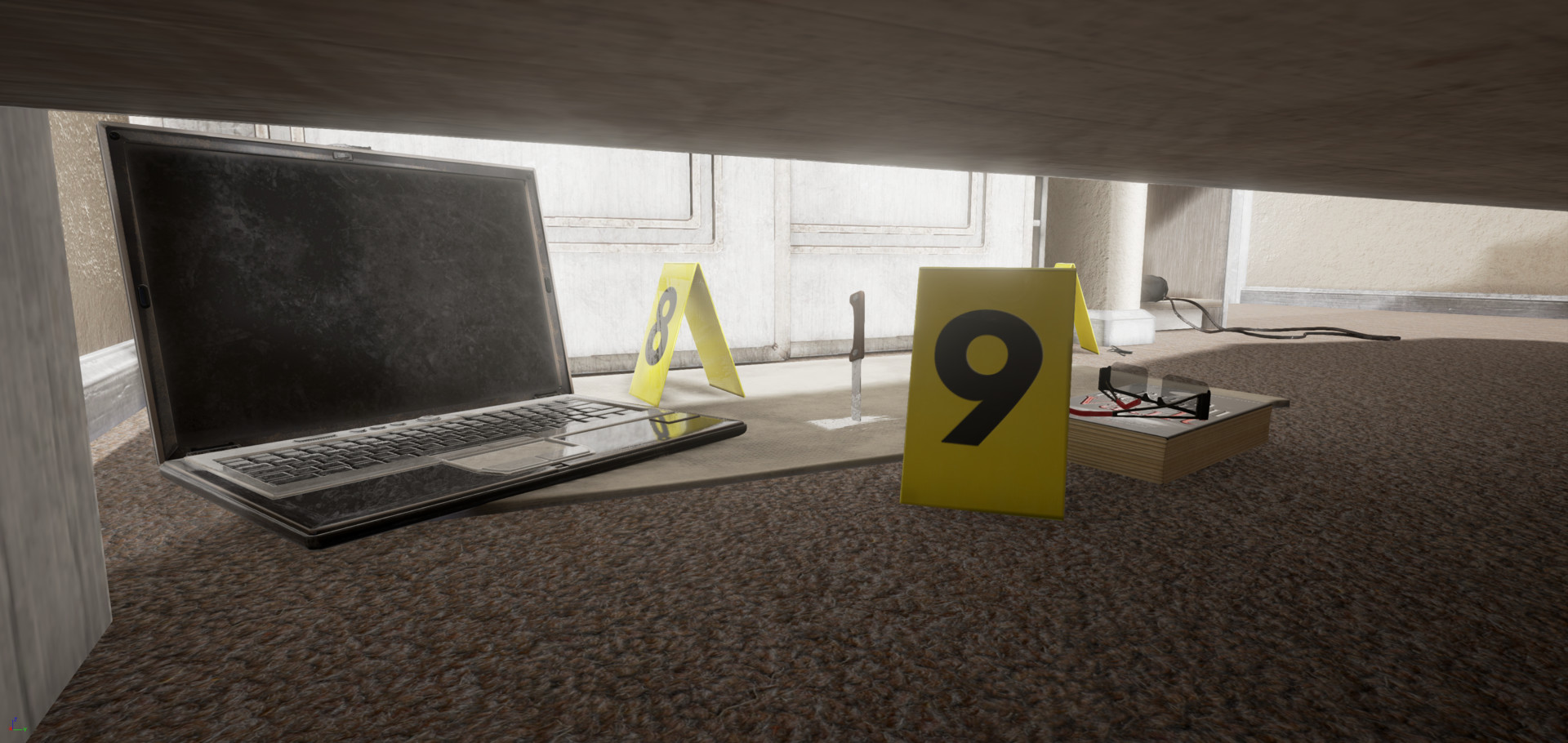 ArtStation - VR Forensics Training Room Recreation
