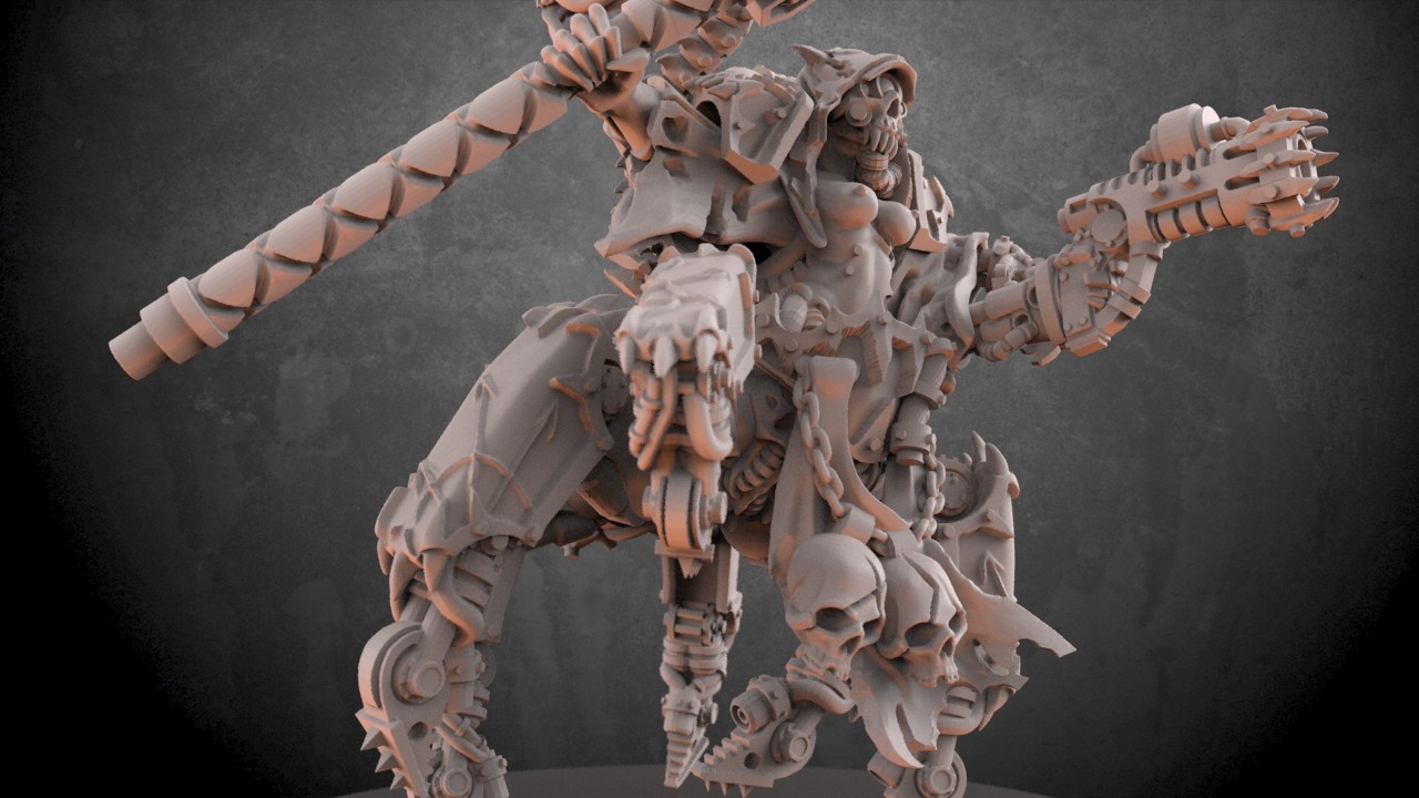 ArtStation - Dark Female Tech Priest