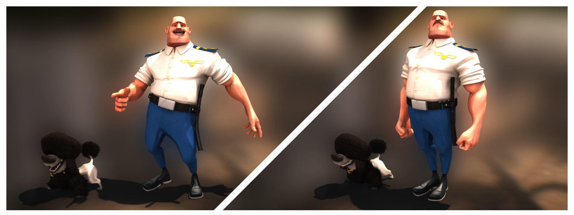 ArtStation - Security Chief // F2P Project // Bigpoint Hamburg