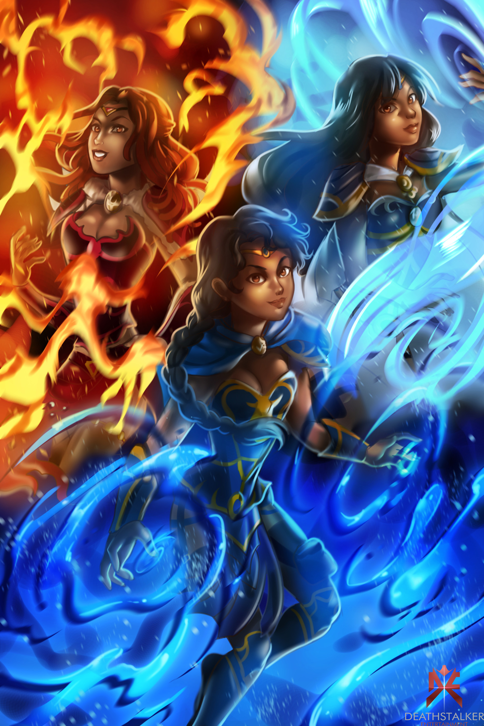 ArtStation - Cover Design: Sisters of Destiny Novel