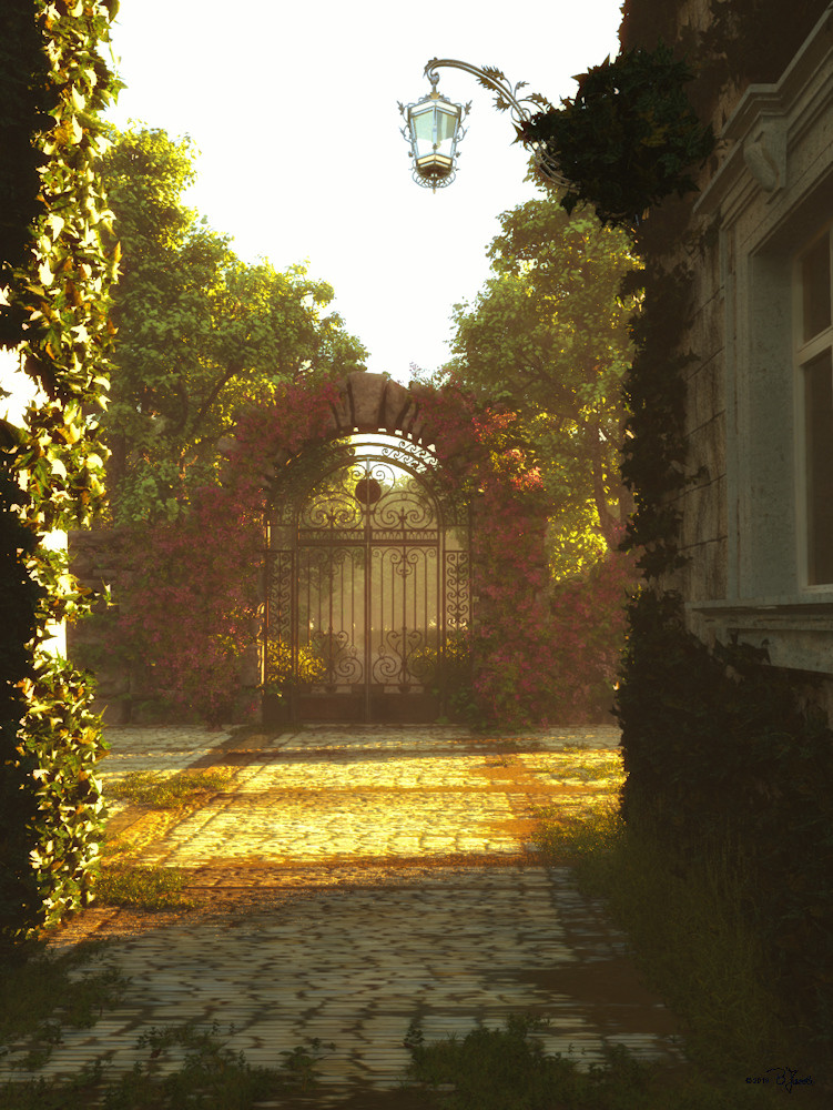 ArtStation - Summer evenings dream