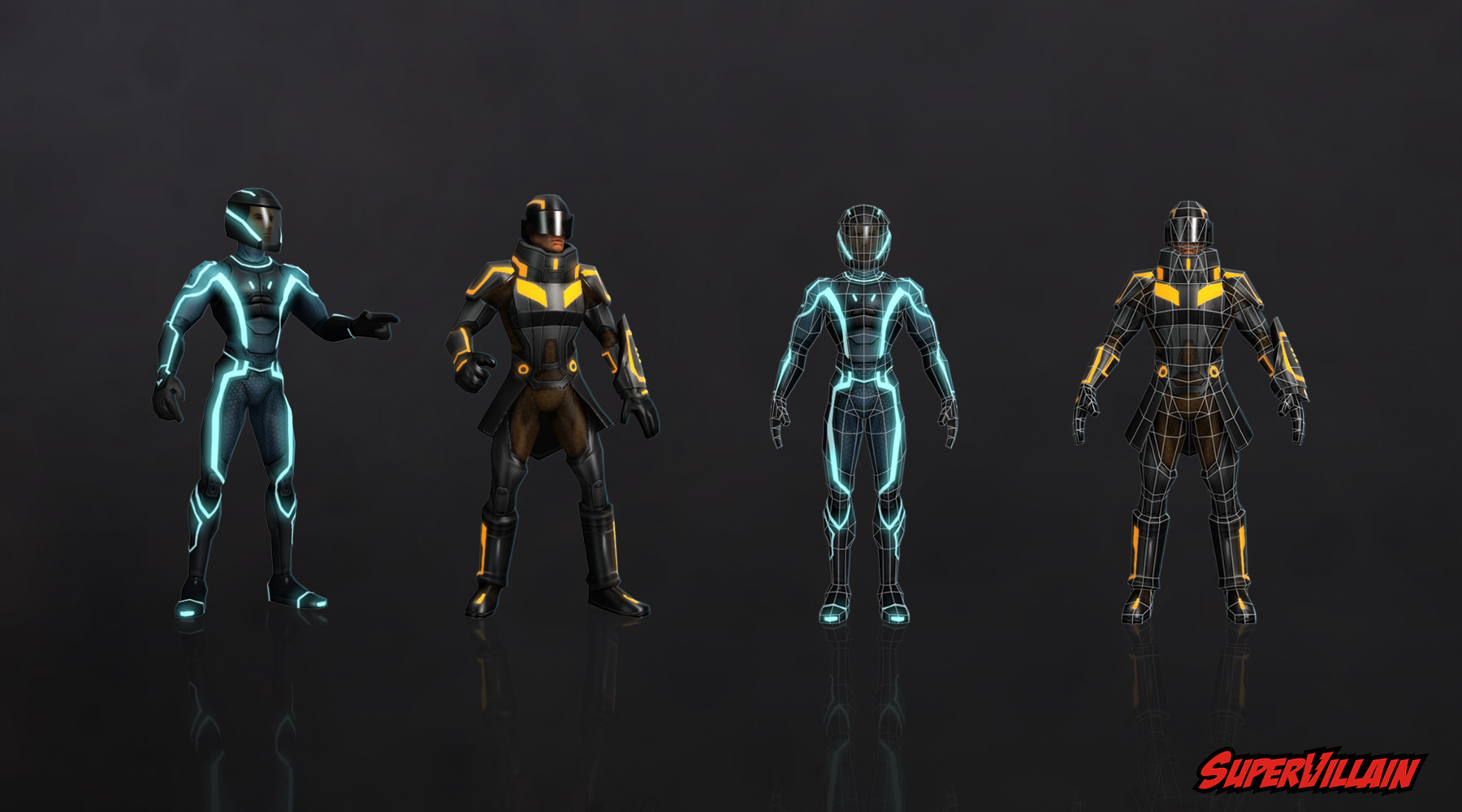 Brian Cairns - Old SuperVillain Studios characters.