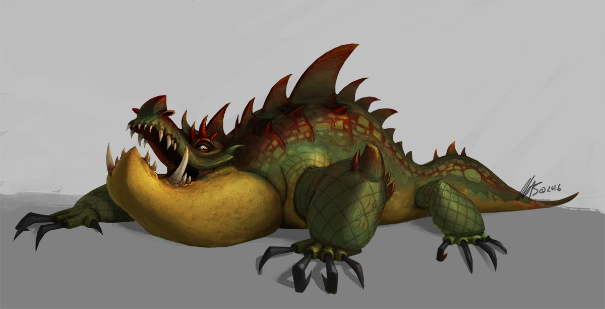 ArtStation - Creature designs - Crocodile designs