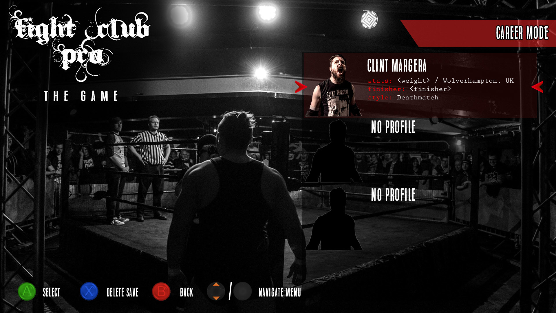 Craig Whitehouse - Unreal Engine - "Fight Club: PRO" Wrestling Game