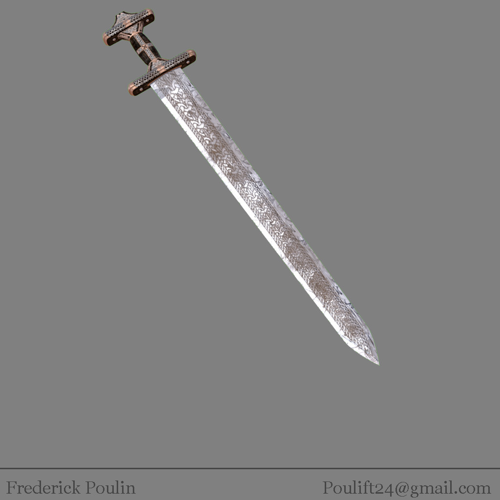 Frederick Poulin - Vendel Sword - Damaged