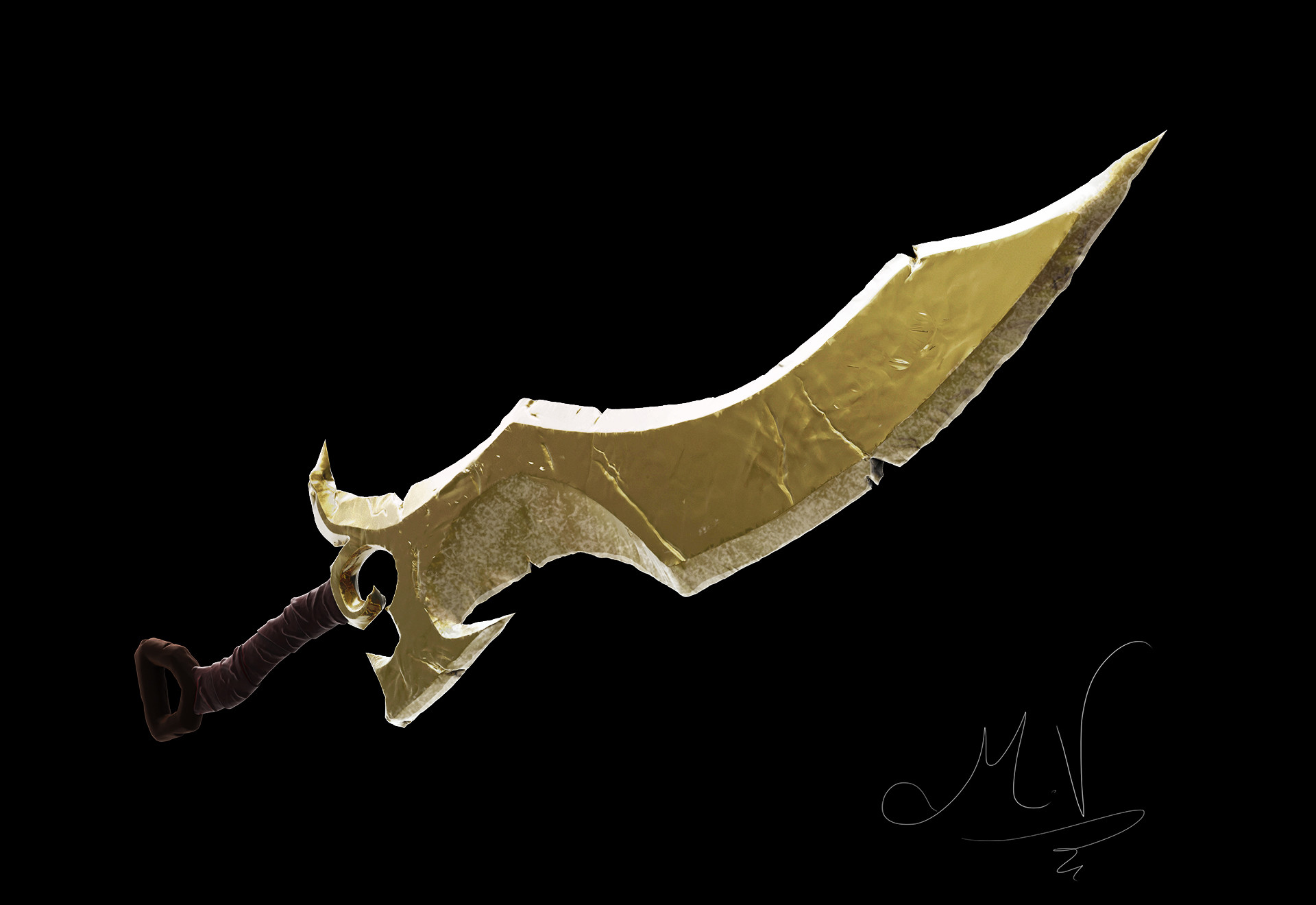 ArtStation - The gold digger (Dagger)