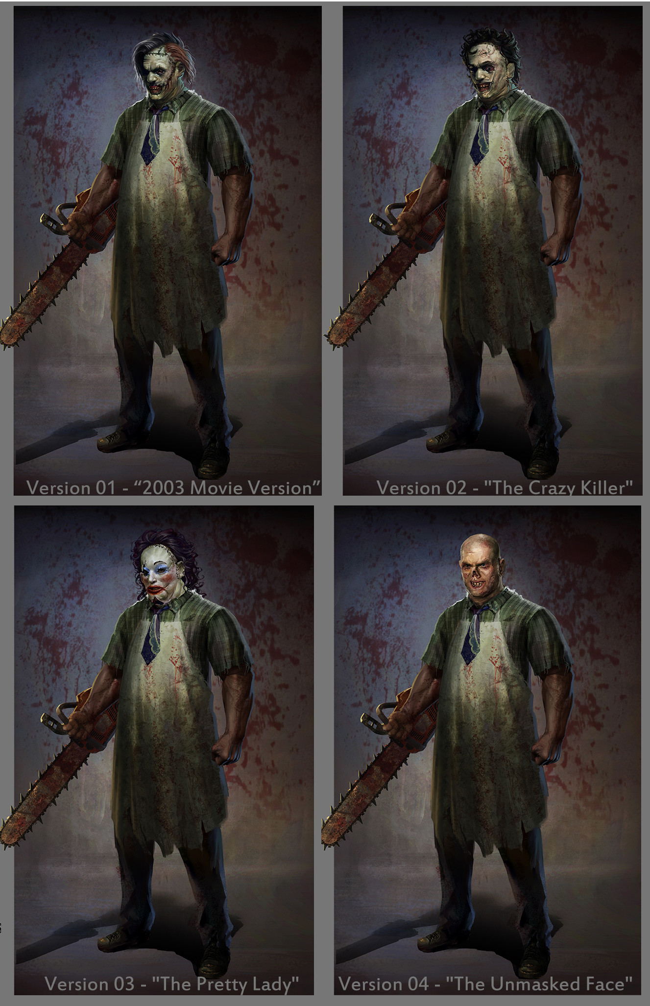 leatherface concept art