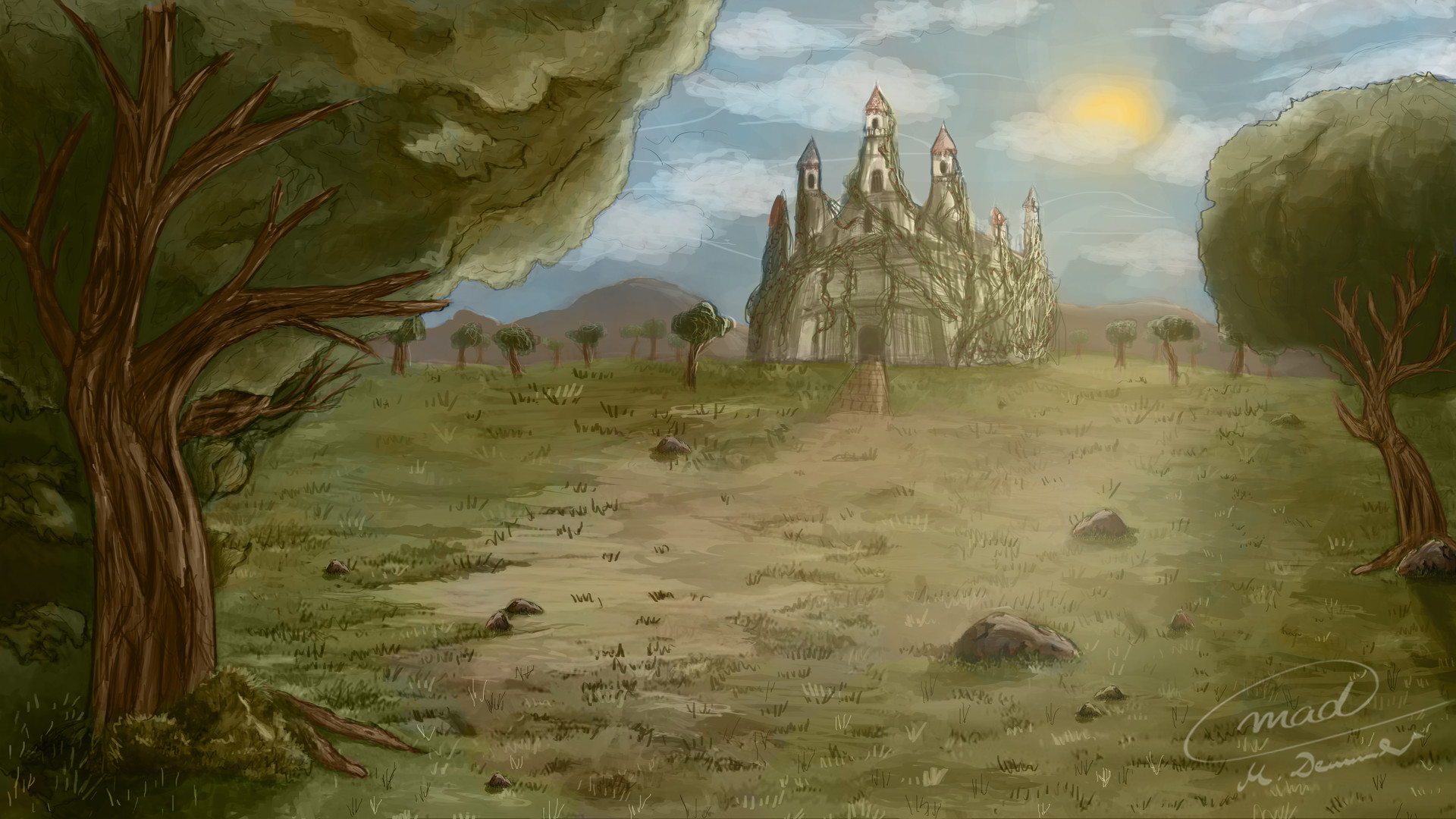 ArtStation - Ever after ... fairytale - Beast's castle