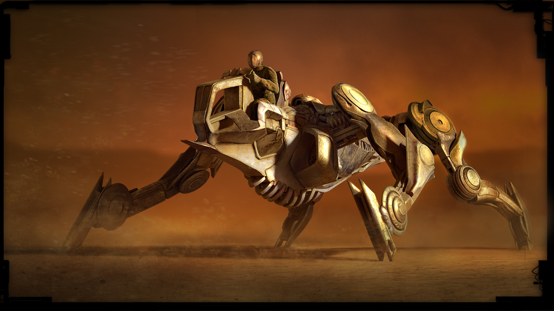 ArtStation - Desert Mech