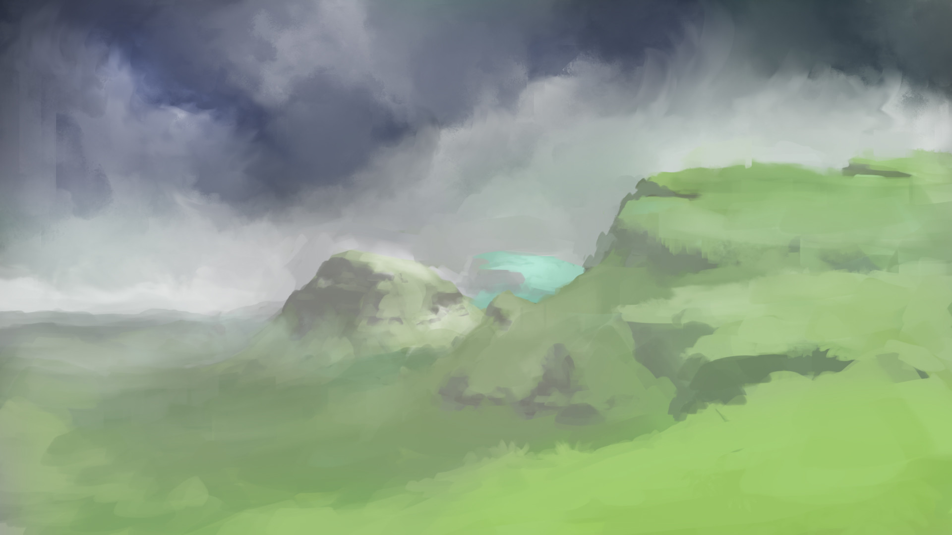 ArtStation - Landscape study 1