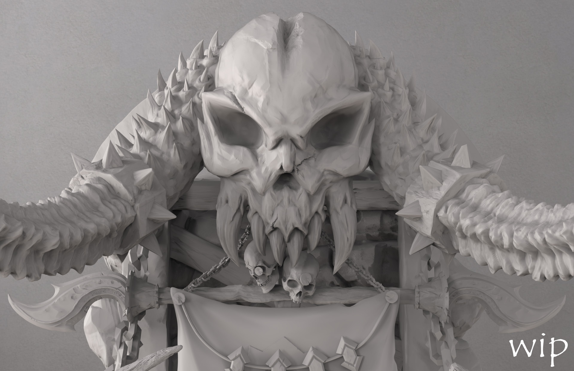 ArtStation - Mannoroth 's head