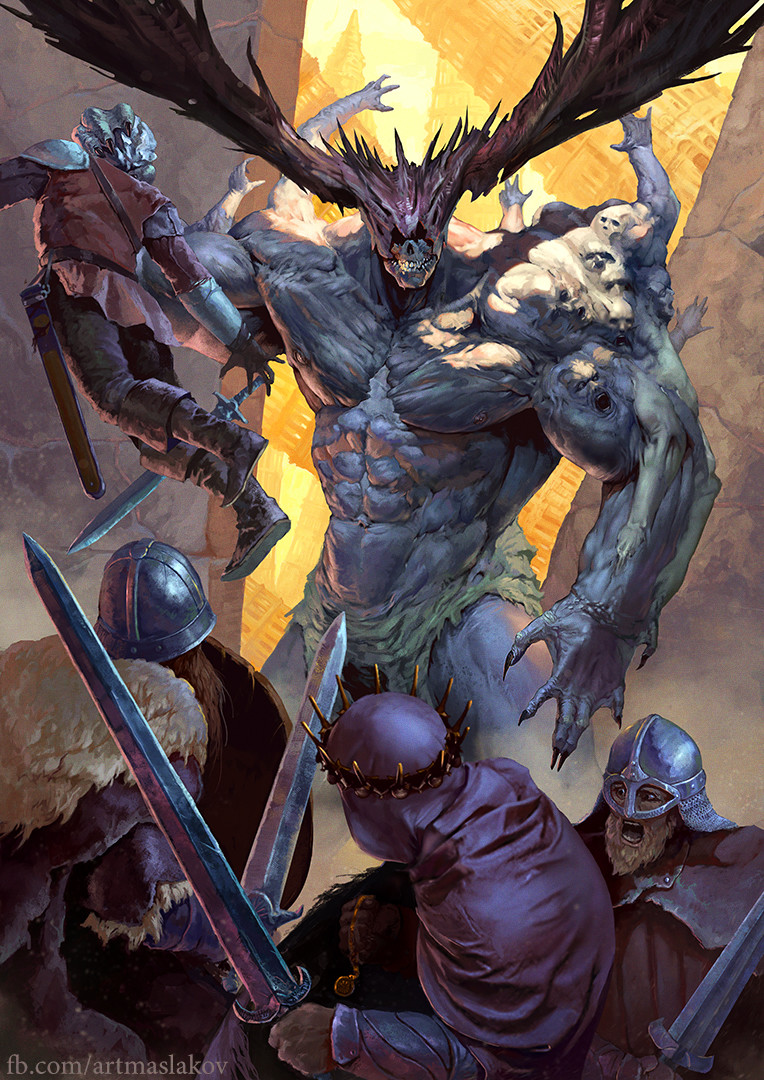 ArtStation - Character with horns