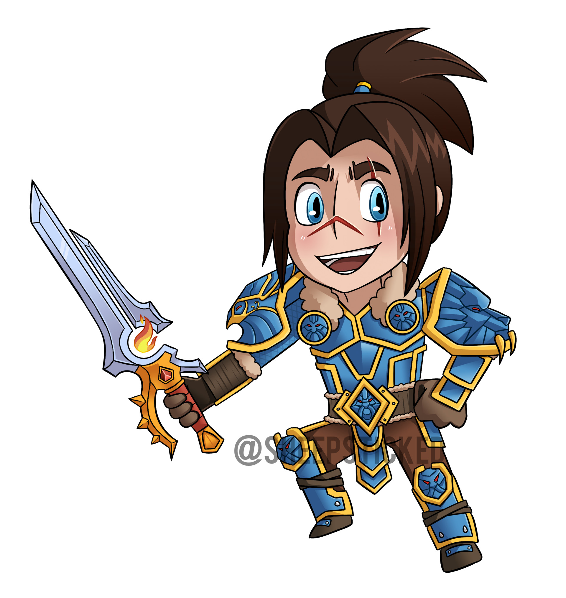 ArtStation - Chibi WoW/HotS Commission