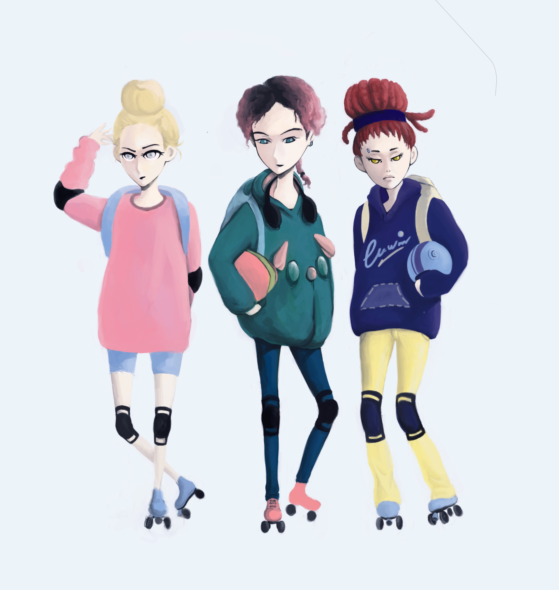 ArtStation - Roller girls