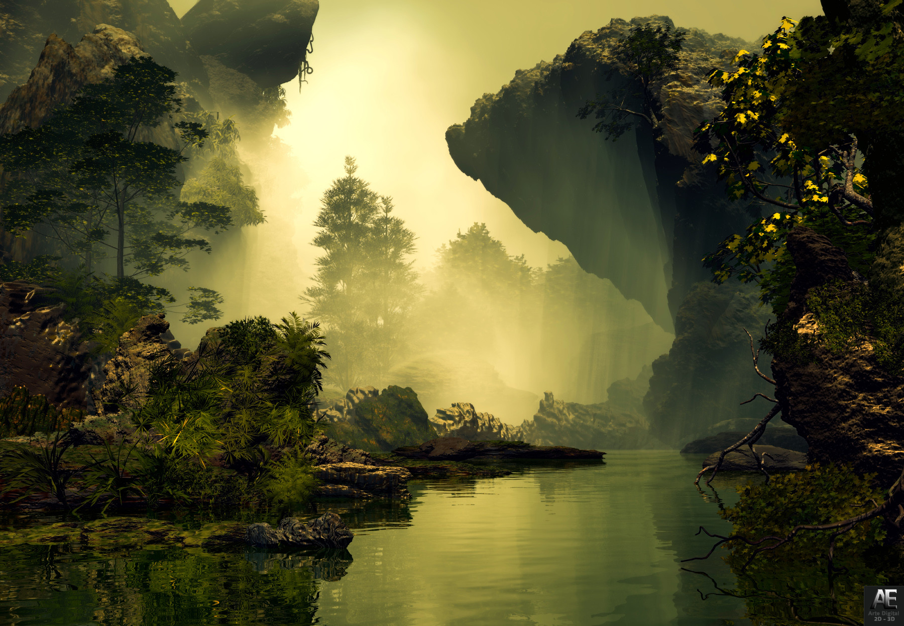 ArtStation - Along the River