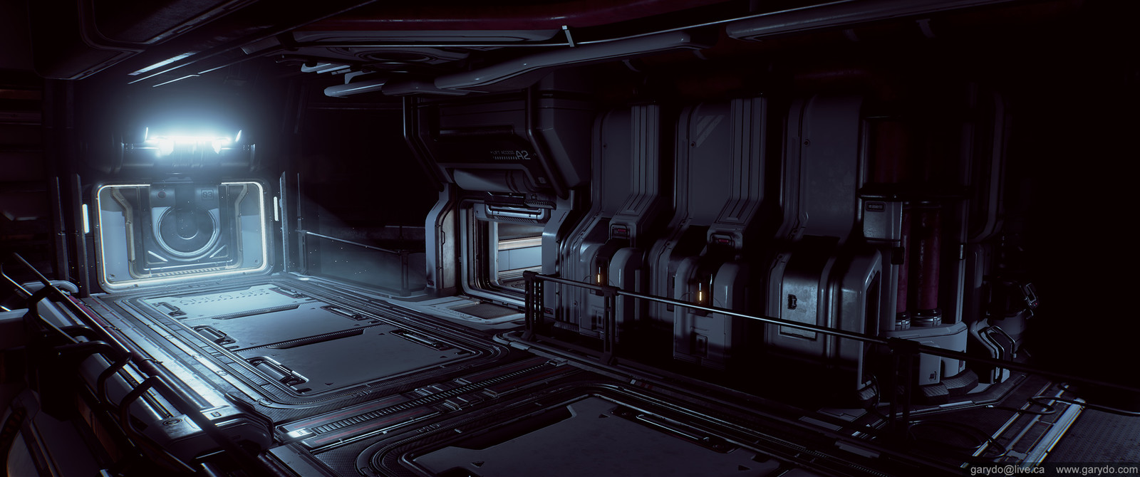 Gary Do - Sci-fi Armory Walkway