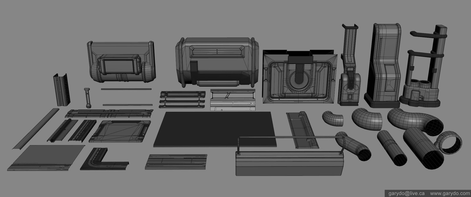 Gary Do - Sci-fi Armory Walkway