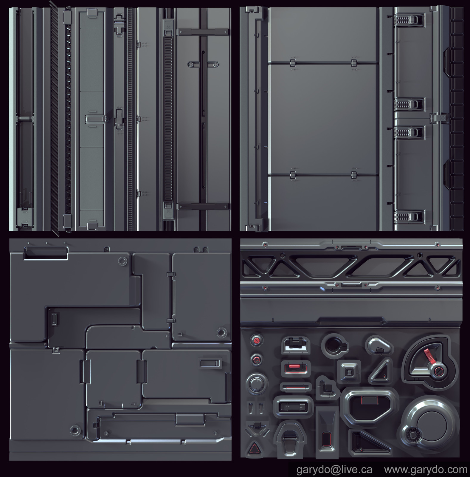 Gary Do - Sci-fi Armory Walkway