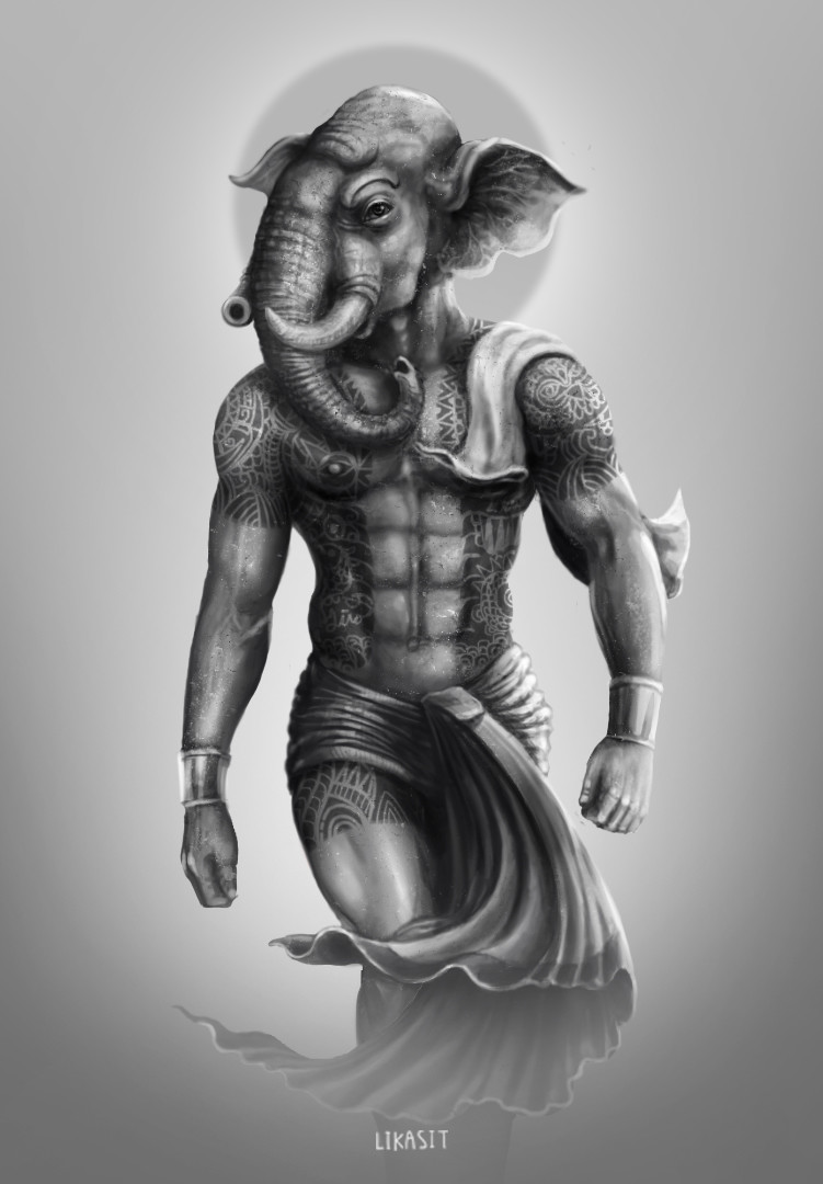 ArtStation - elephant-headed god