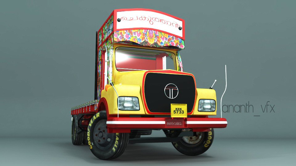Anantha Krishnan - Spadikam lorry 3d model