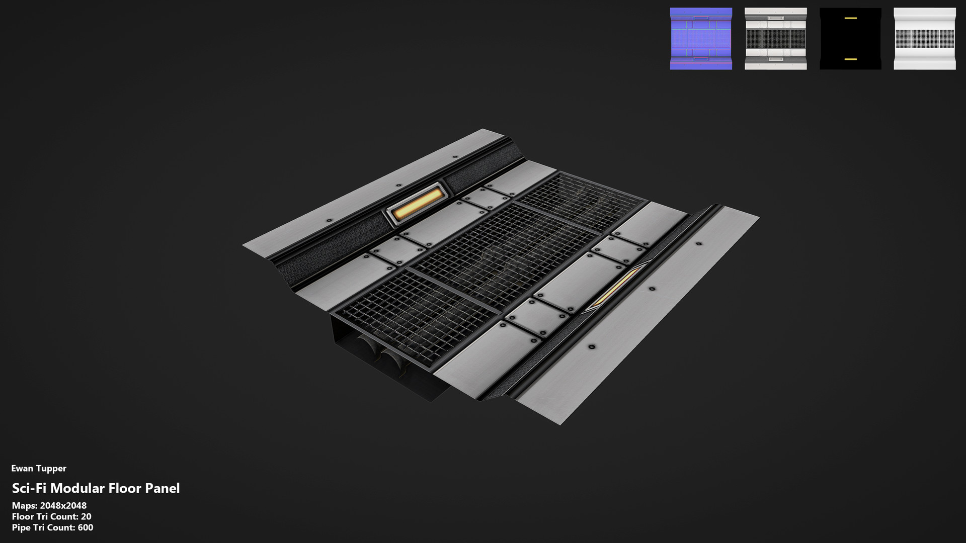 ArtStation - Sci-Fi Modular Floor