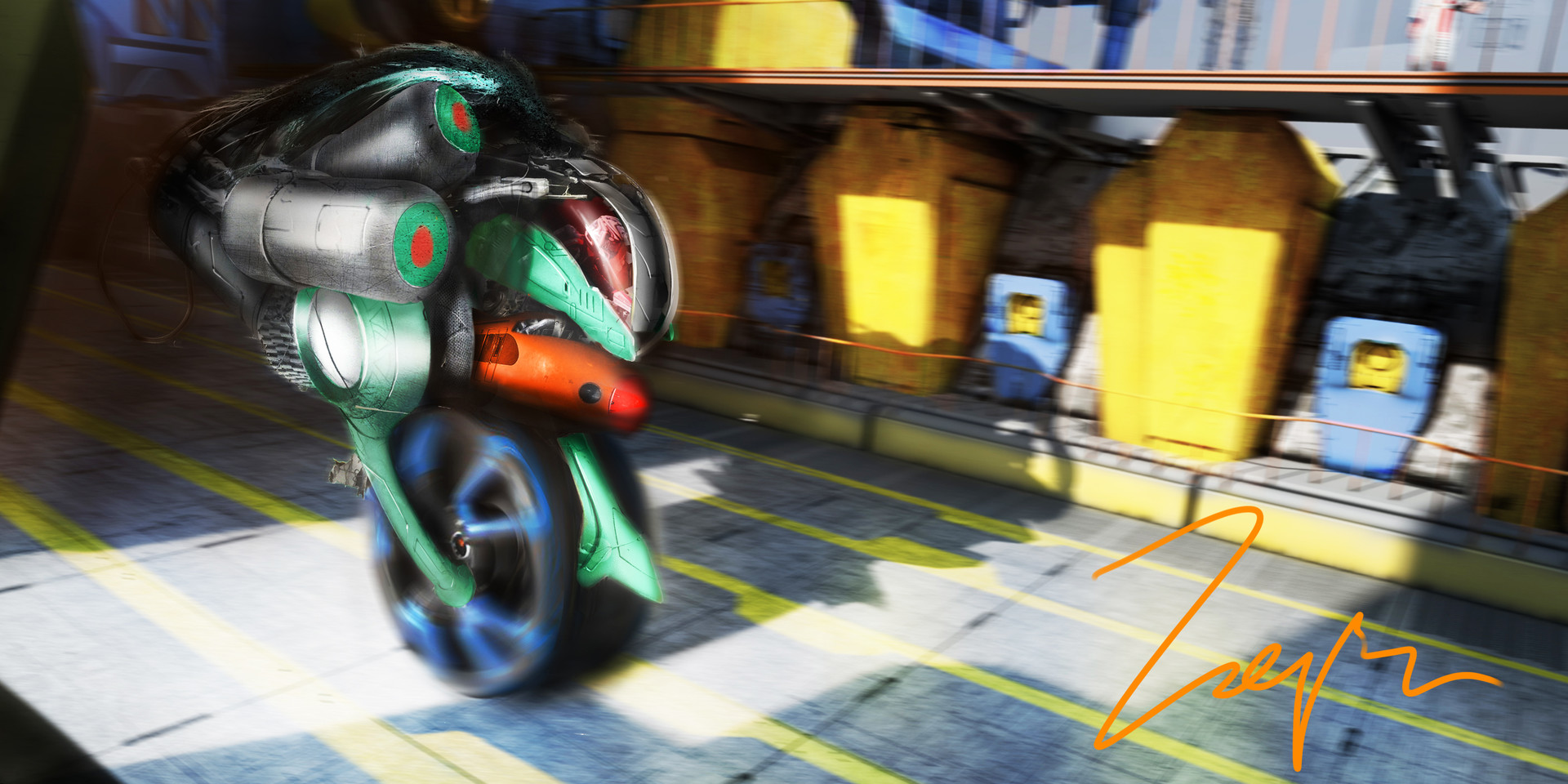 ArtStation - Designing Parallel universe racing, another space time