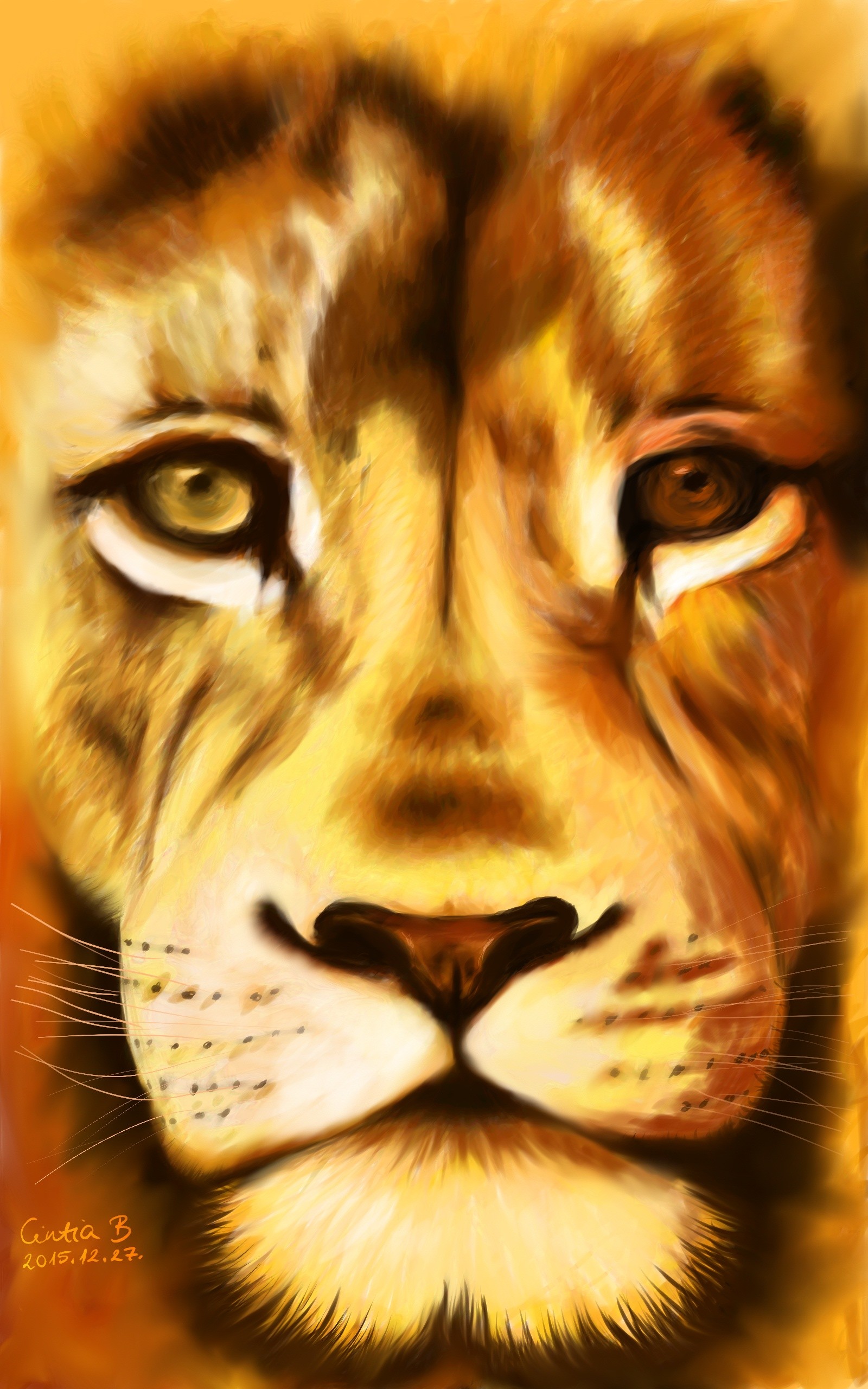 how to draw fire lion